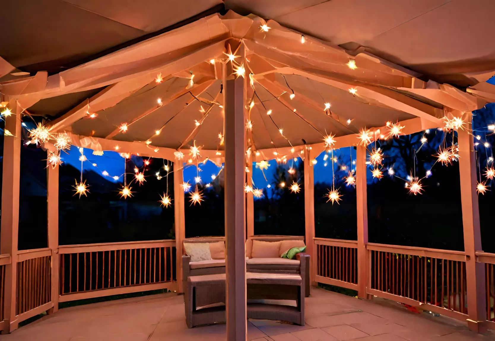 Enhance Your Outdoor Space Stylish Gazebo Lighting - thetechadvice